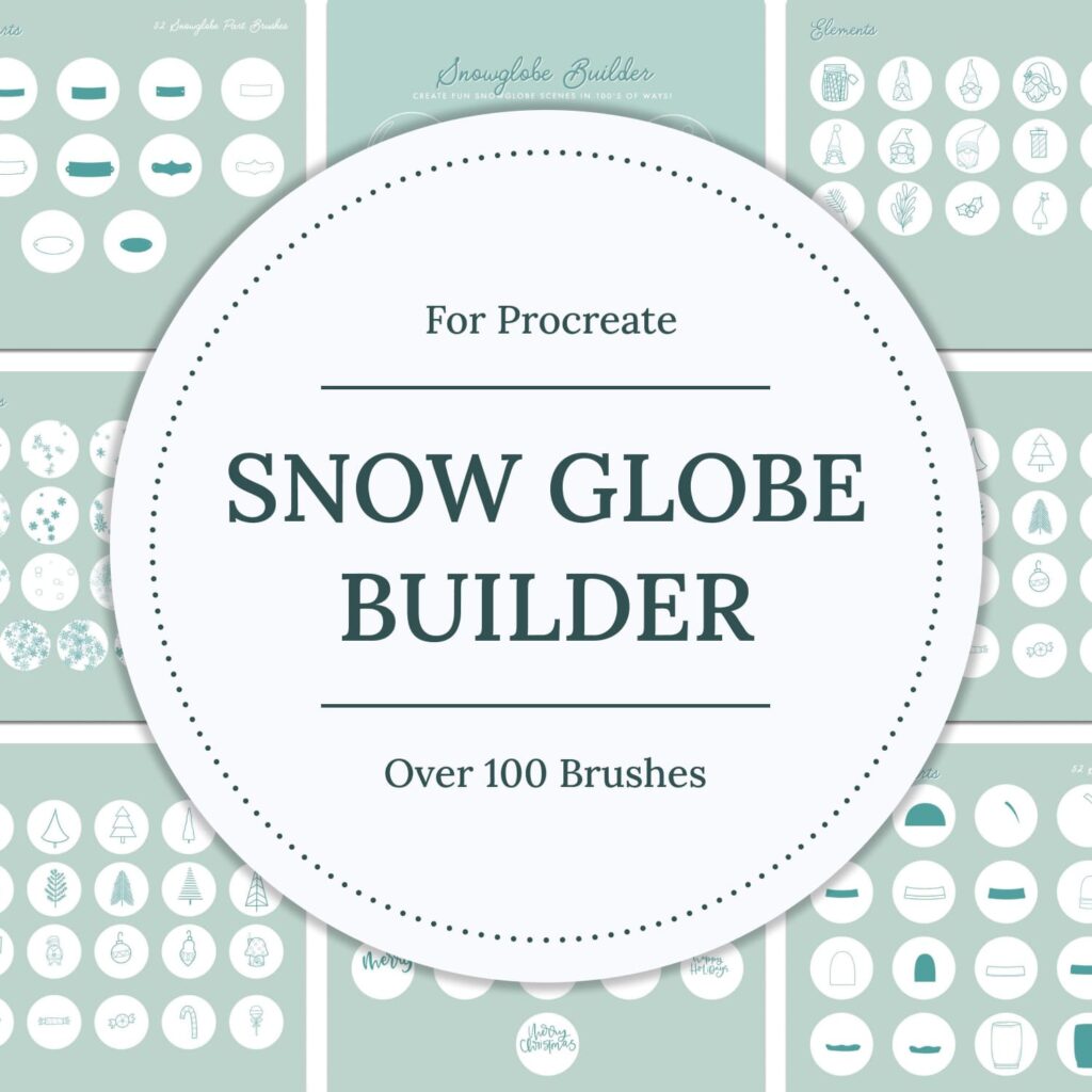 Procreate Brushes Snow Globe Builder – MasterBundles