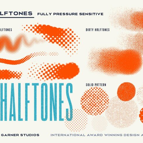 Halftone Brushes - Photoshop | Master Bundles