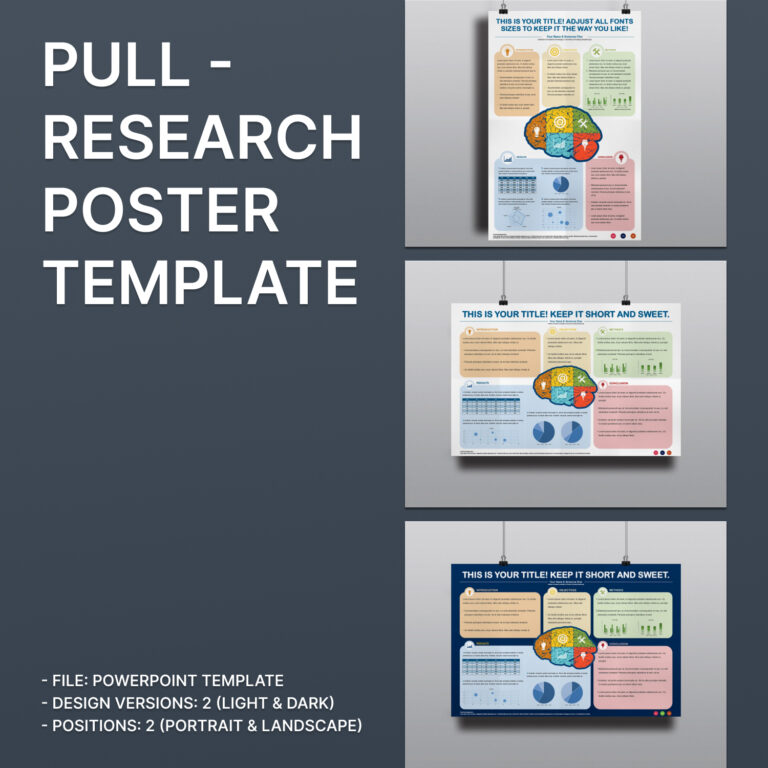 Pull - Research Poster Template – MasterBundles