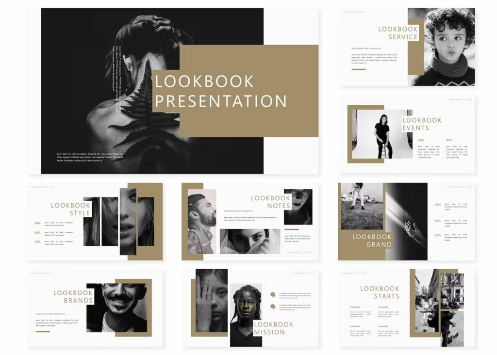 Lookbook | Google Slides Template – MasterBundles