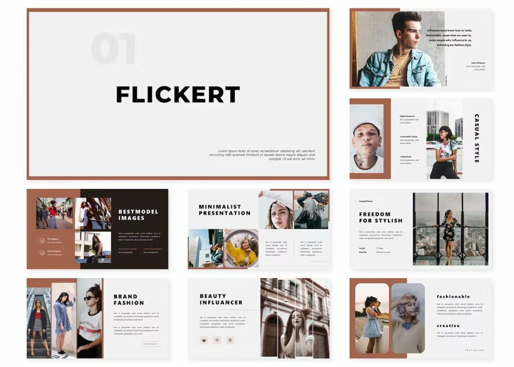 Flickert | Google Slides Template – MasterBundles