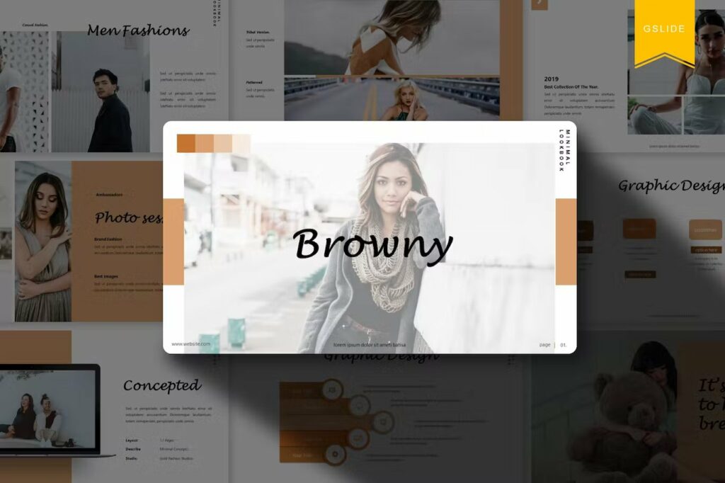 Browny Google Slides Template – MasterBundles