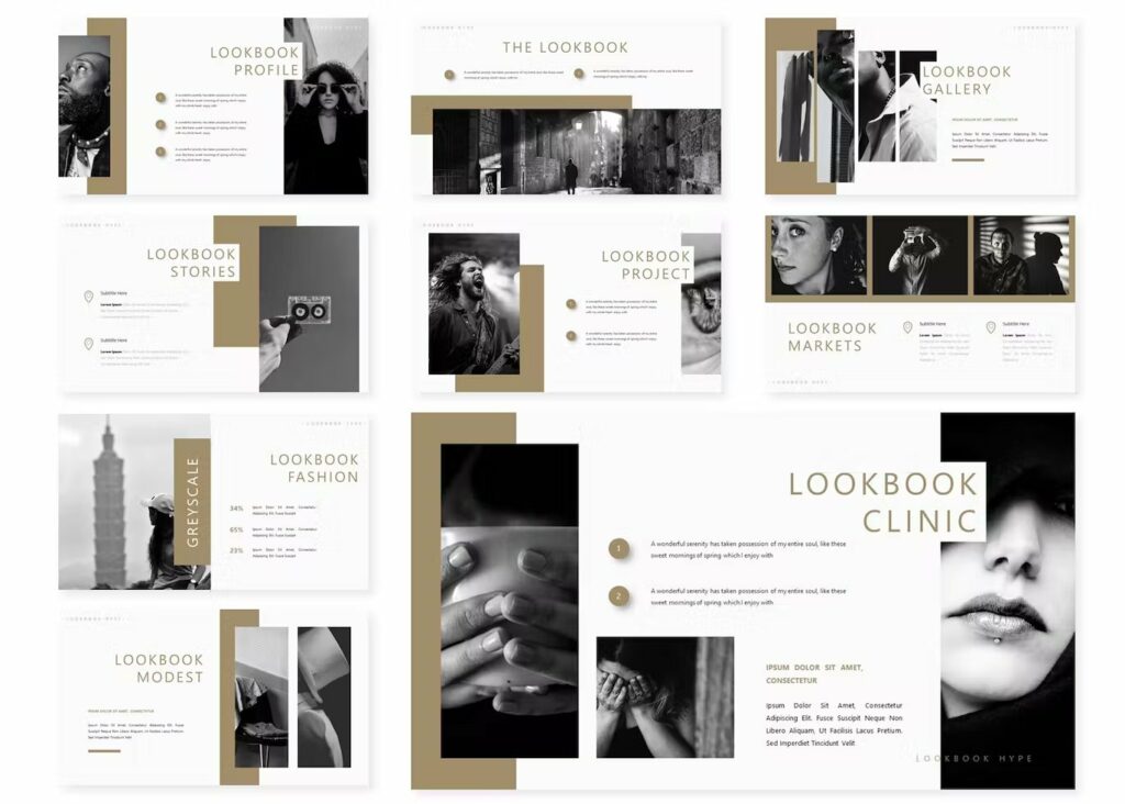 Lookbook | Google Slides Template – MasterBundles