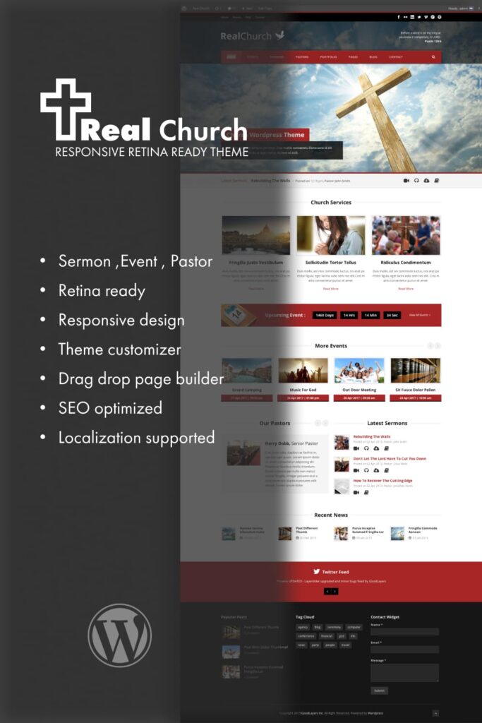 Real Church - Responsive Retina Ready Theme – MasterBundles
