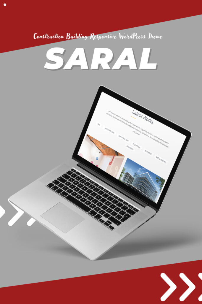 Saral - Construction Building Responsive WordPress Theme – MasterBundles