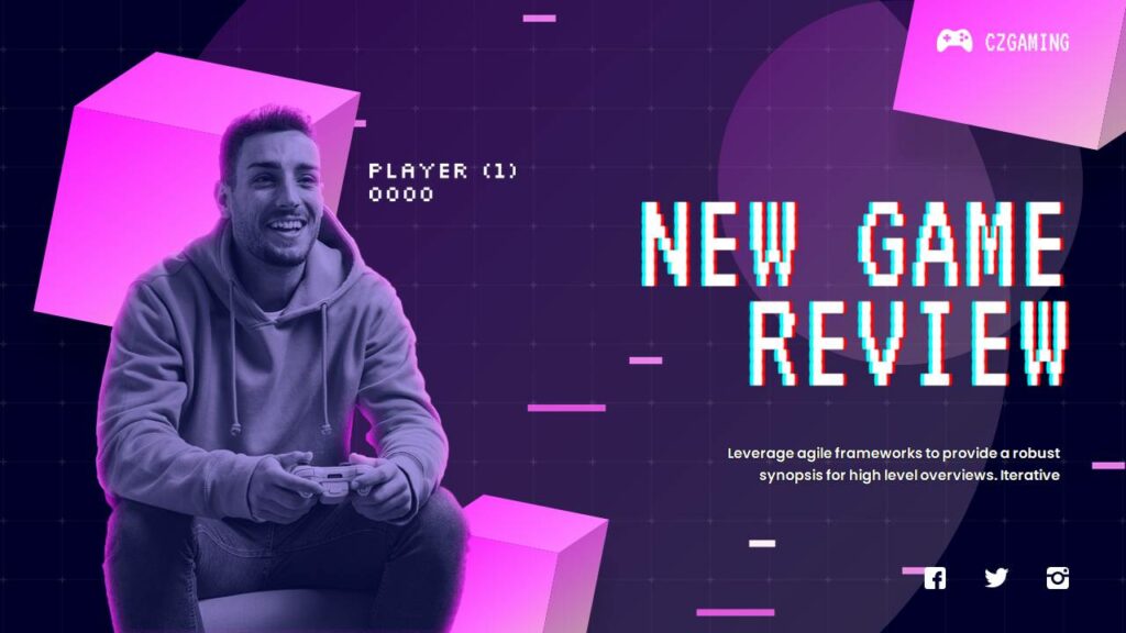 Game Review PowerPoint Template – MasterBundles