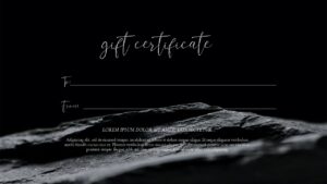 Gift Certificate Template Powerpoint | MasterBundles