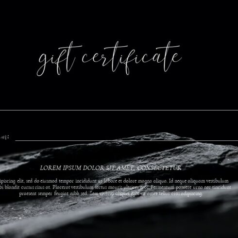 Gift Certificate Template Powerpoint | MasterBundles
