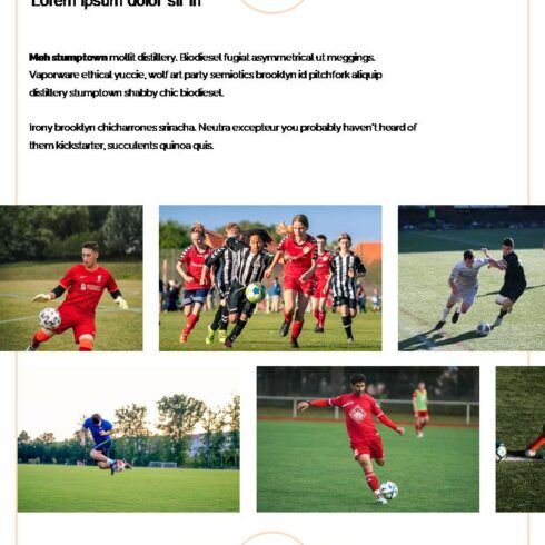 Soccer Camp PowerPoint Template – MasterBundles