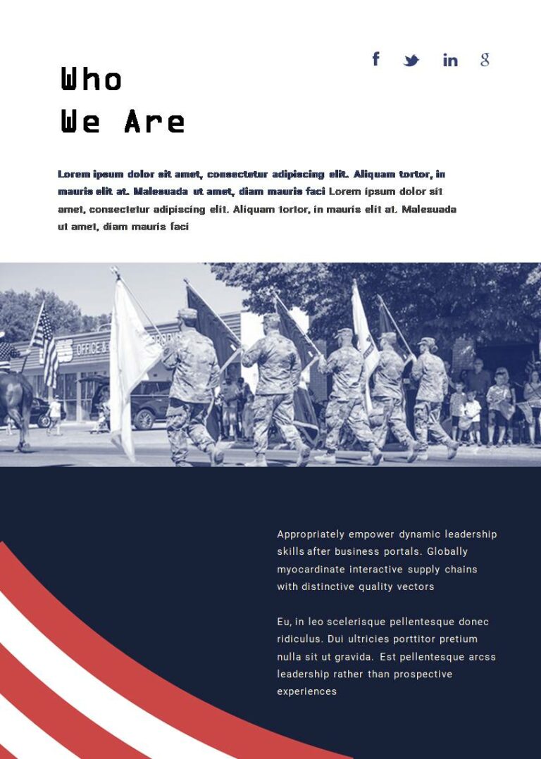 Veterans Day PowerPoint Template – MasterBundles