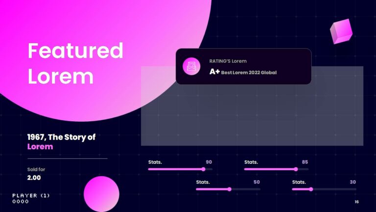 Game Review Presentation Template: 50 Slides – MasterBundles