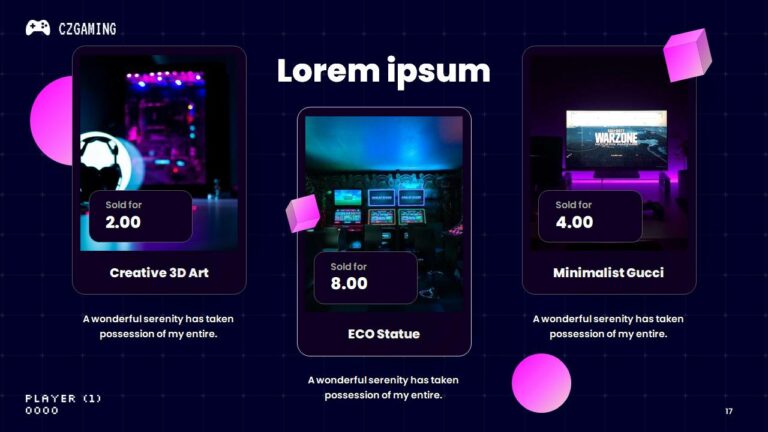 Game Review Presentation Template: 50 Slides – MasterBundles