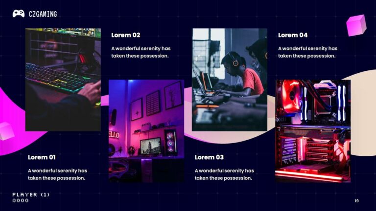 Game Review Presentation Template: 50 Slides – MasterBundles