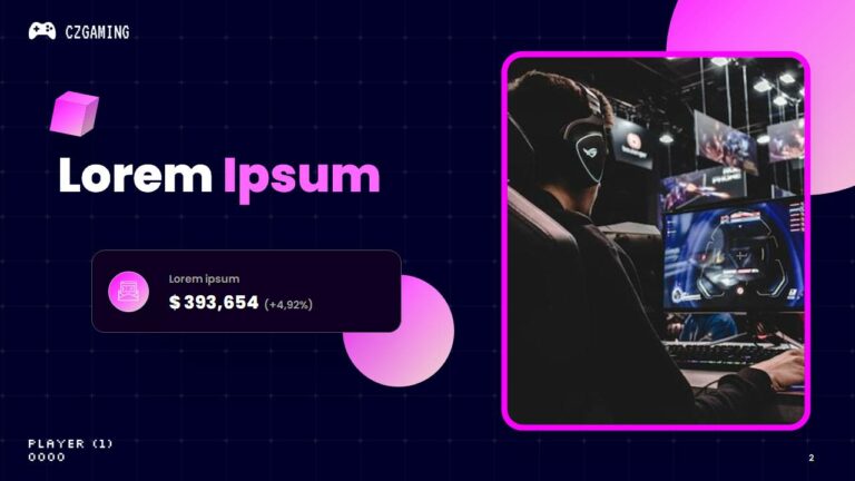 Game Review PowerPoint Template – MasterBundles