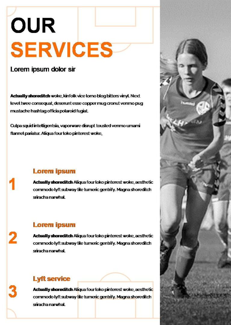 Soccer Camp PowerPoint Template – MasterBundles