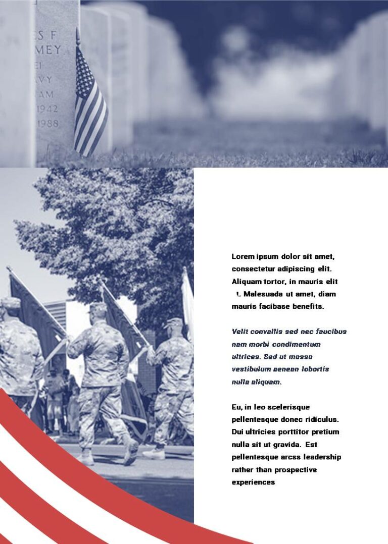 Veterans Day Presentation Template: 50 slides PPTX, KEY, Google Slides ...