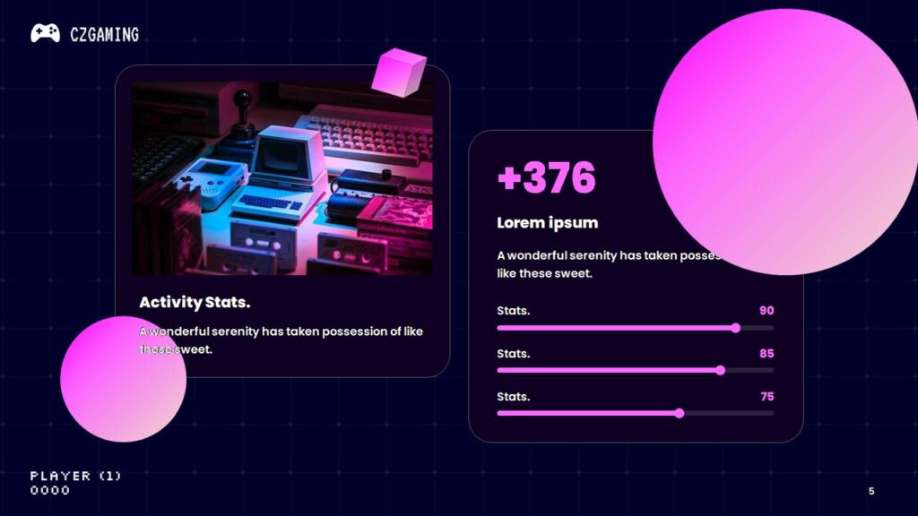 Game Review PowerPoint Template – MasterBundles