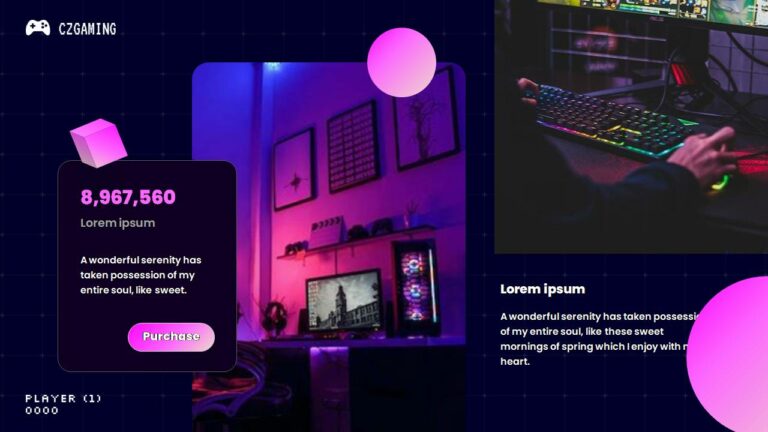 Game Review PowerPoint Template – MasterBundles