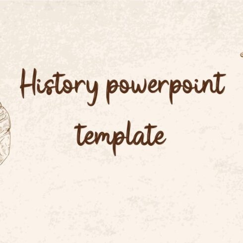 History Powerpoint Template PPTX | Master Bundles