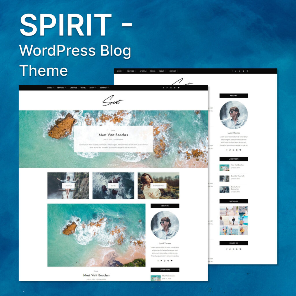 Spirit - WordPress Blog Theme – MasterBundles