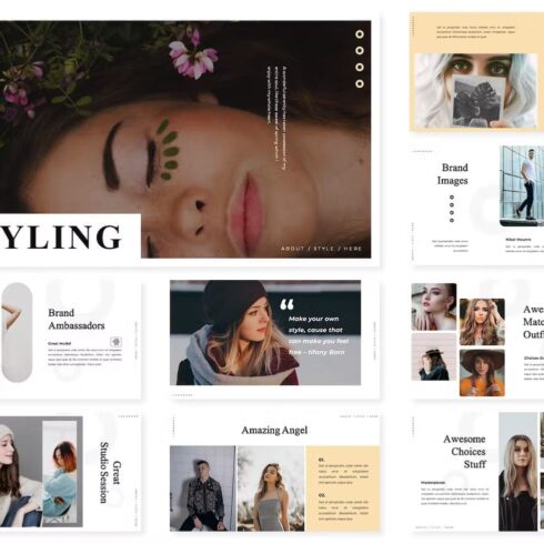 Styling Google Slides Template | MasterBundles