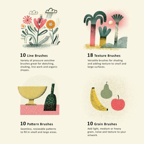 Procreate Texture Brush Pack | Master Bundles