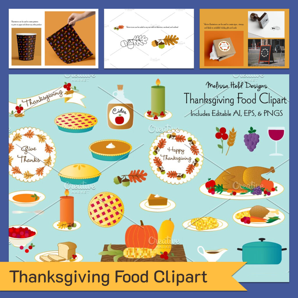 Thanksgiving Illustration | MasterBundles