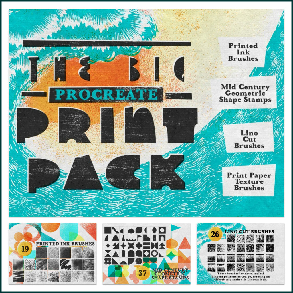 The Big Procreate Print Pack – MasterBundles
