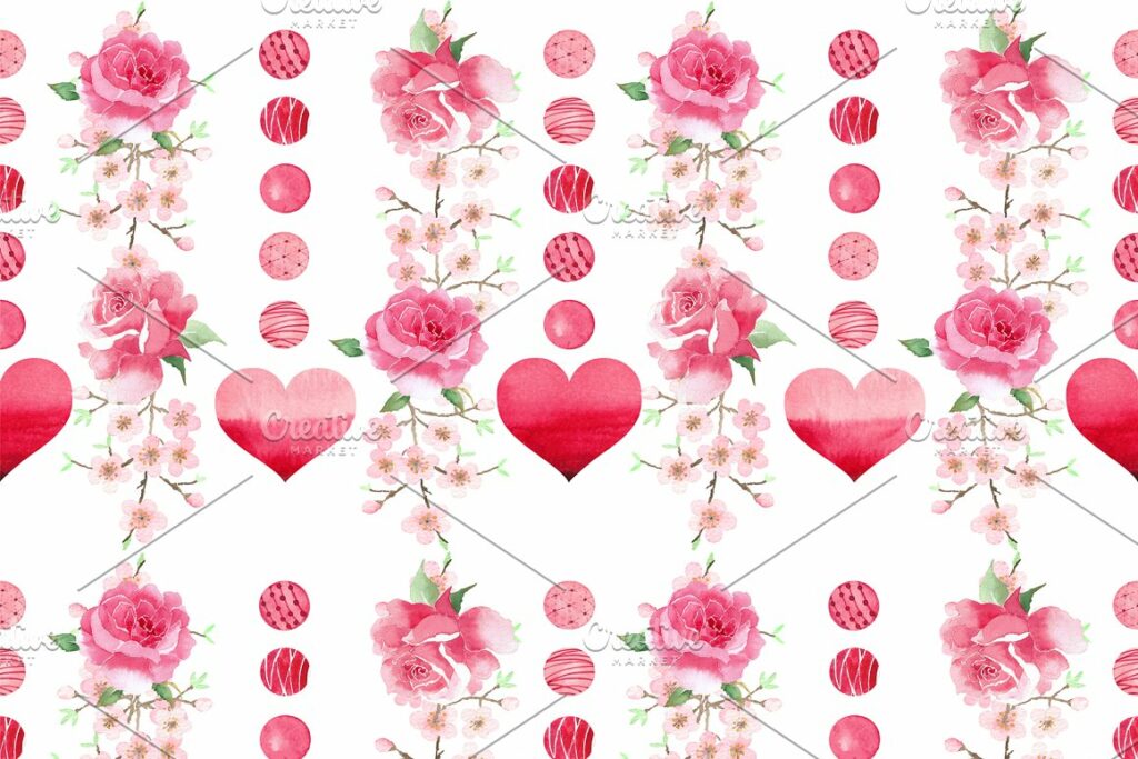 Valentine's Day Digital Paper Pack – MasterBundles