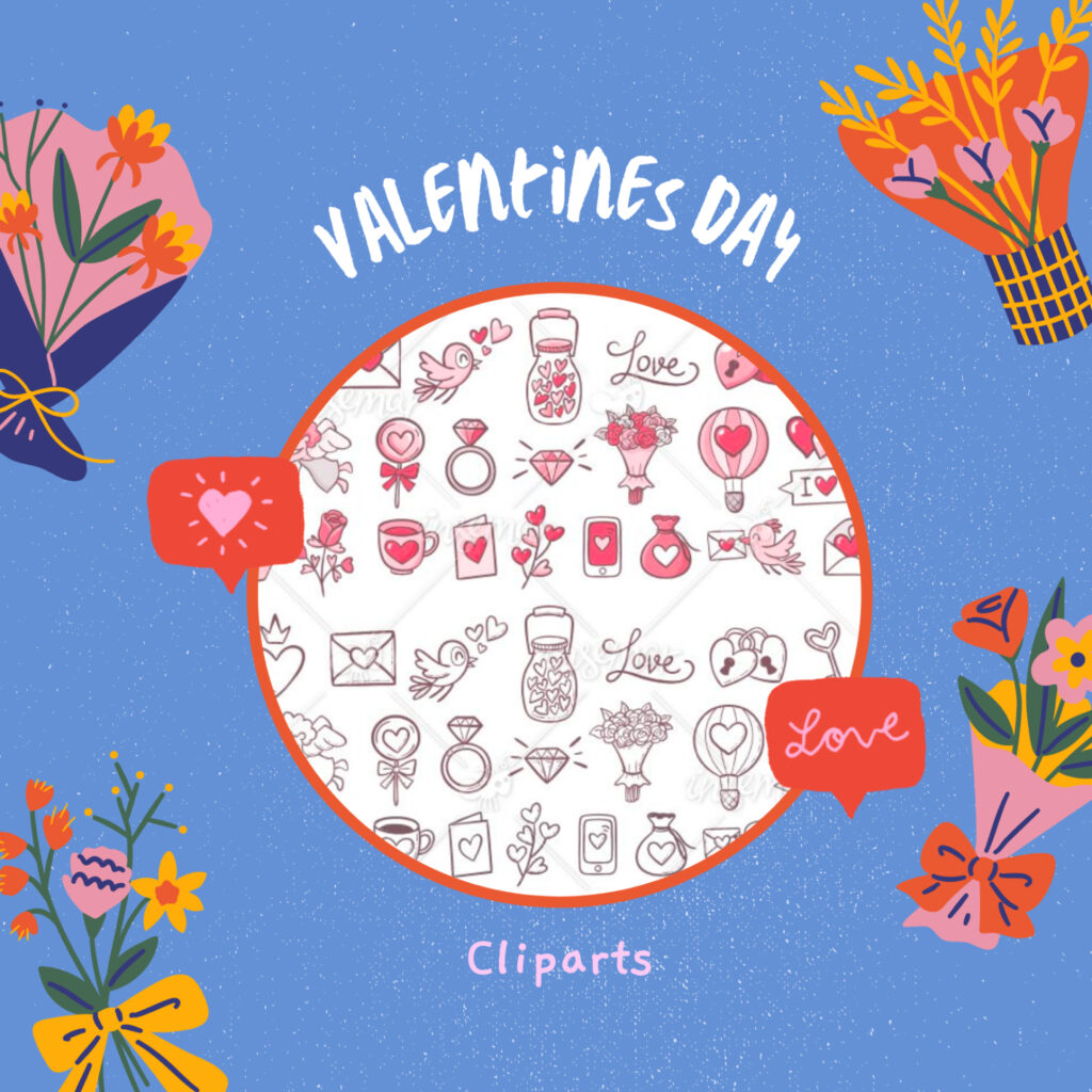 Valentines Day Cliparts – MasterBundles