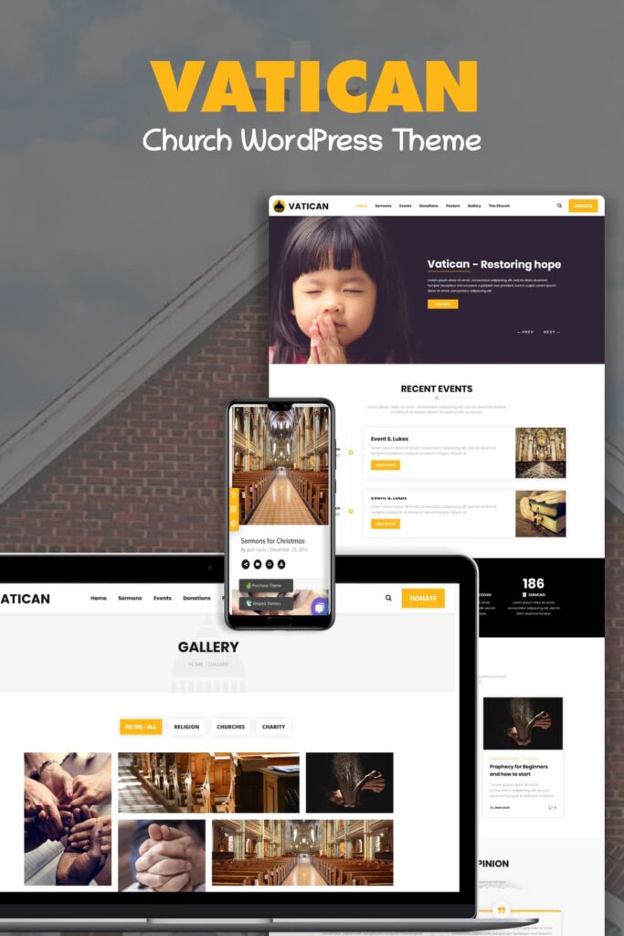 Vatican - Church WordPress Theme – MasterBundles