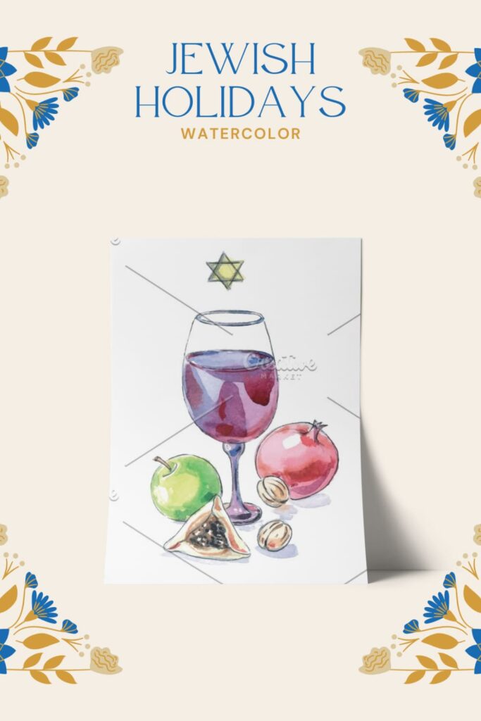Watercolor Jewish Holidays – MasterBundles