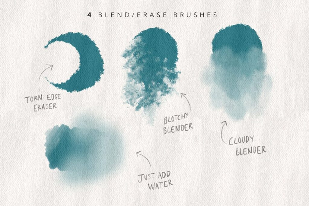 Procreate Watercolour Brushes – MasterBundles