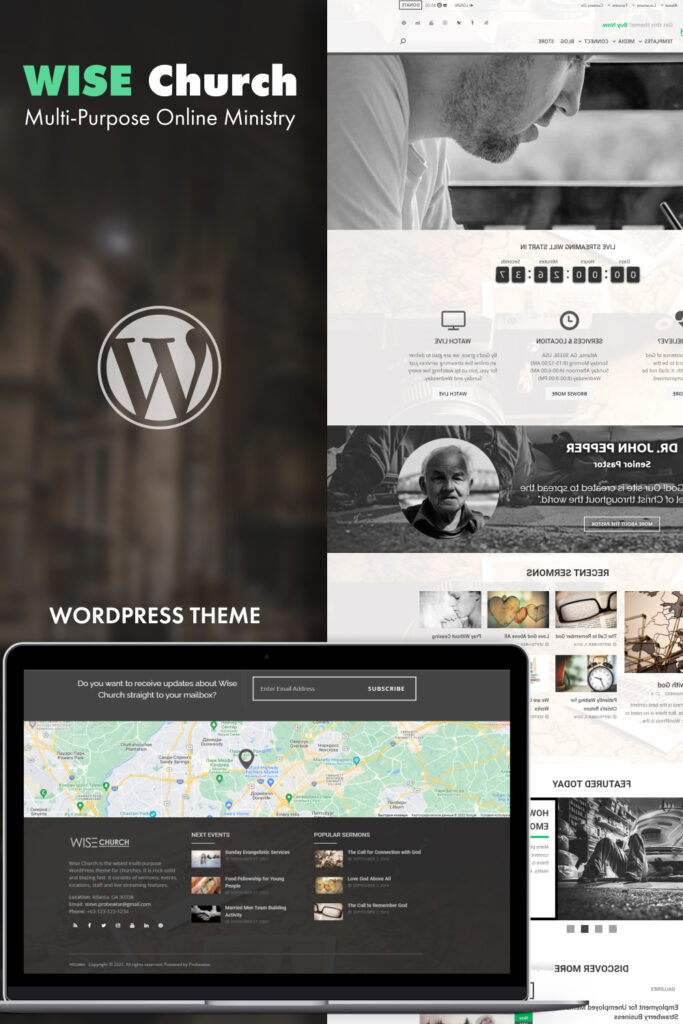 Wise Church | Multi-Purpose Online Ministry WordPress Theme – MasterBundles