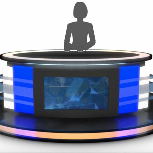 TV Studio Desk Collection (12 PCS) – MasterBundles