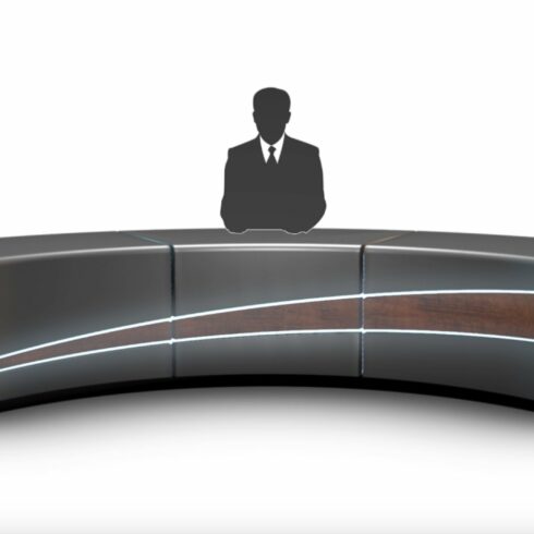 TV Studio Desk Collection (12 PCS) | MasterBundles