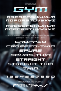 Gym Font – MasterBundles