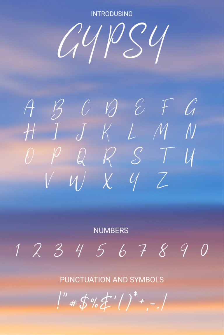 Gypsy Font – MasterBundles