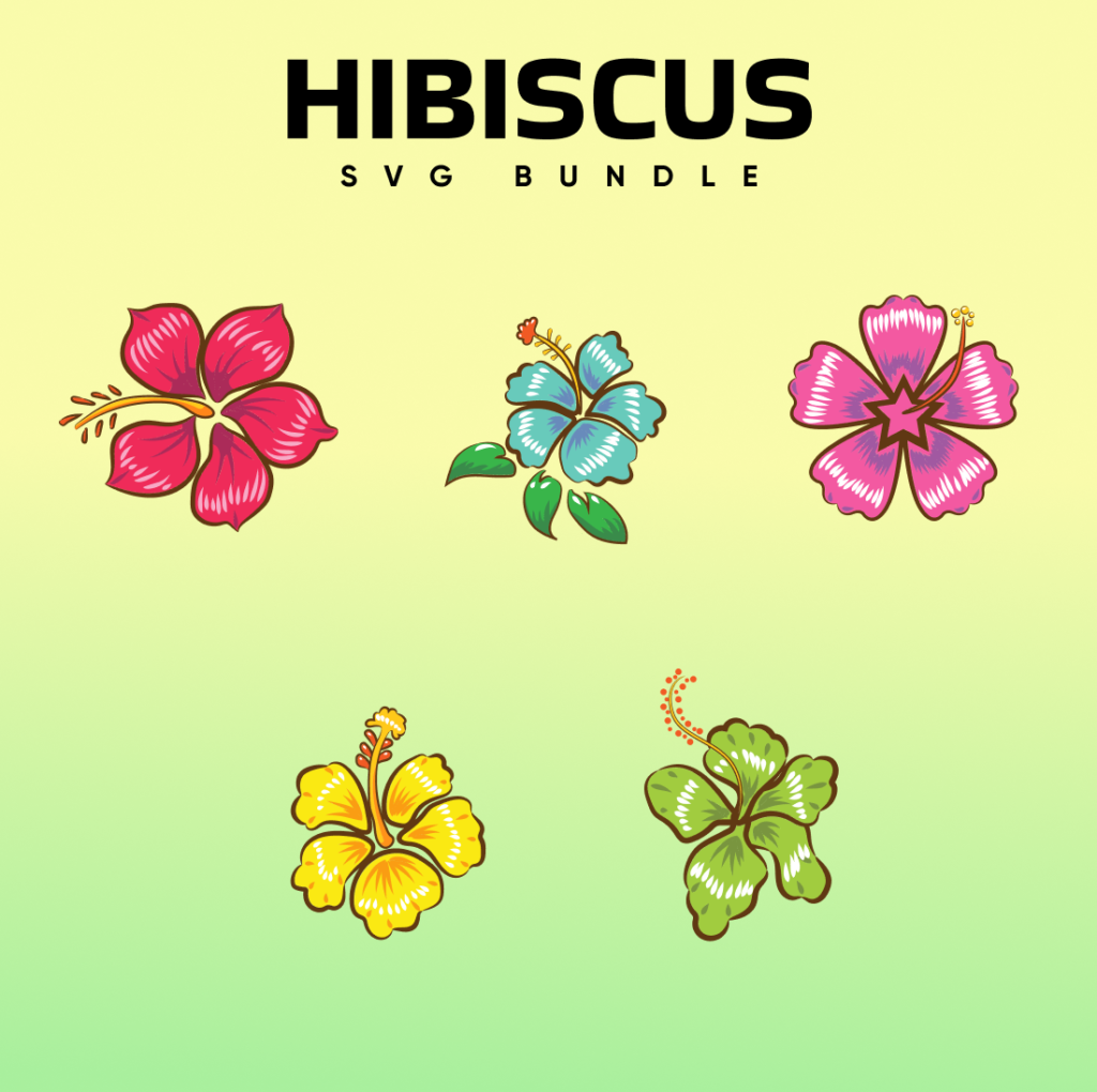 Hibiscus Svg Designs Masterbundles