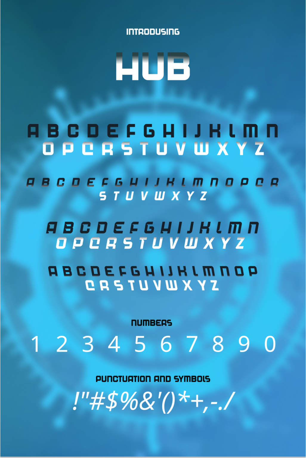 Hub Font – MasterBundles