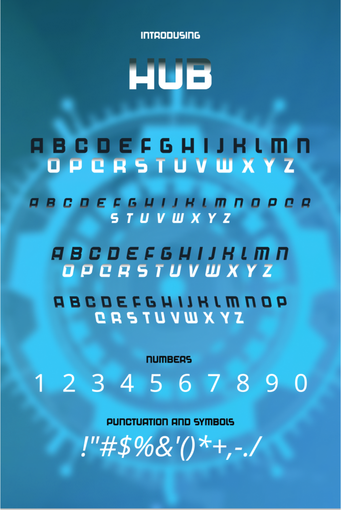 Hub Font – MasterBundles