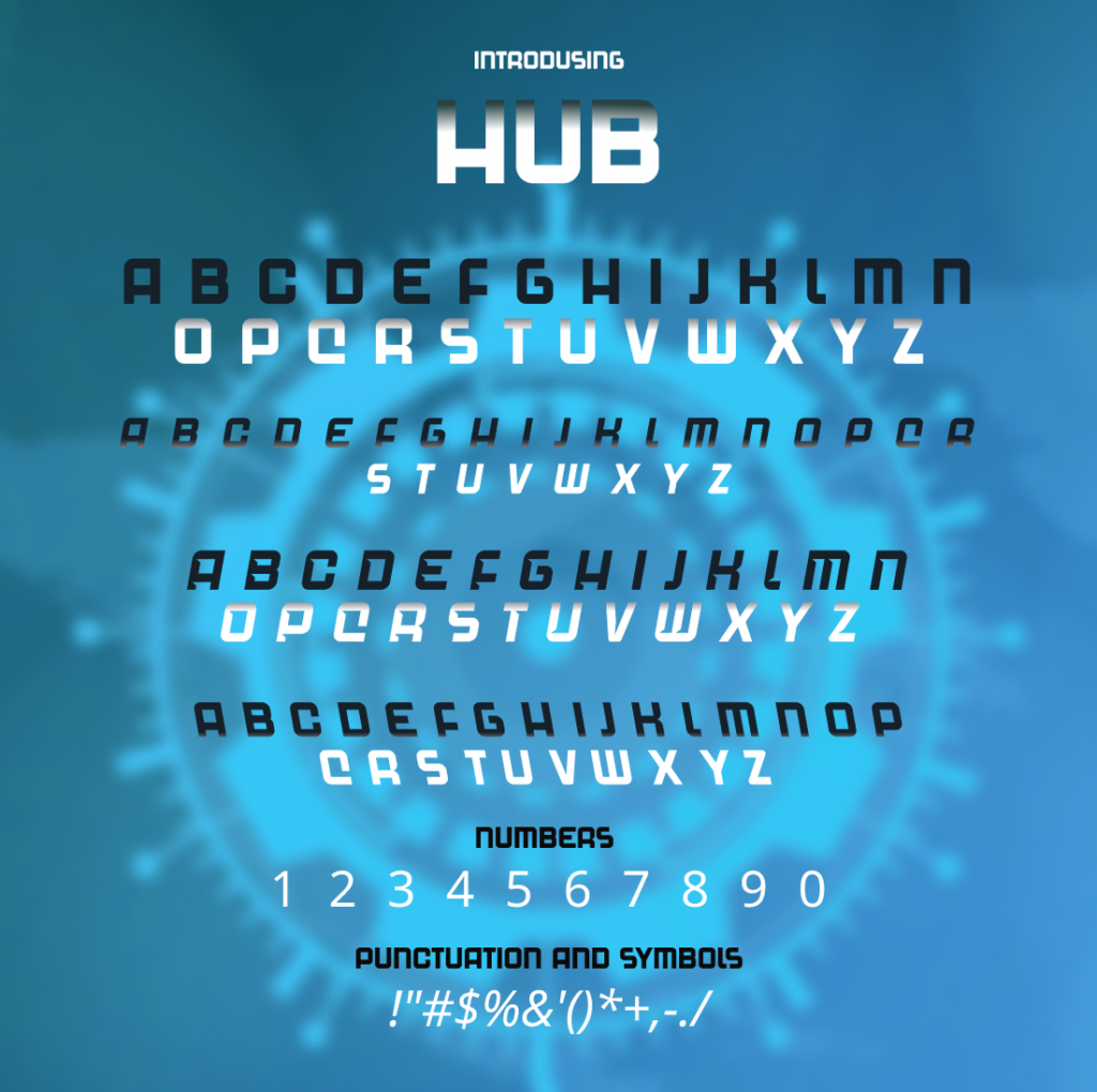 Hub Font – MasterBundles