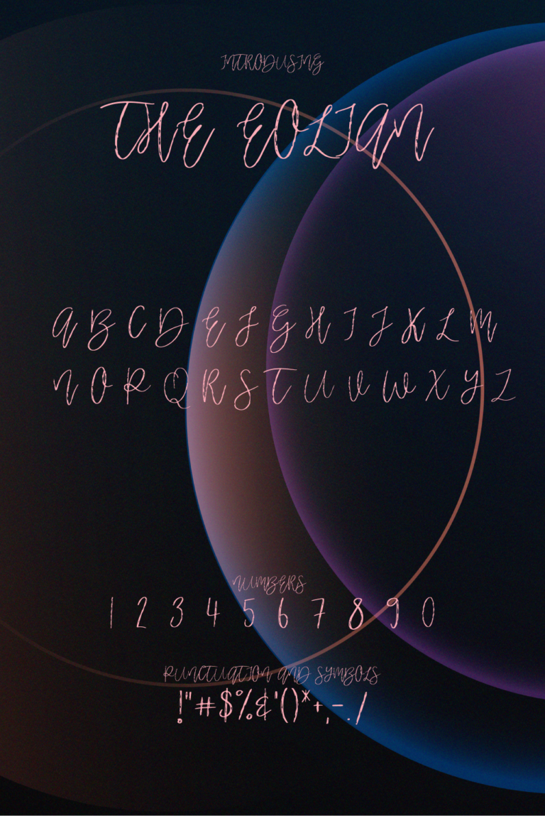 The Eolian Font – MasterBundles