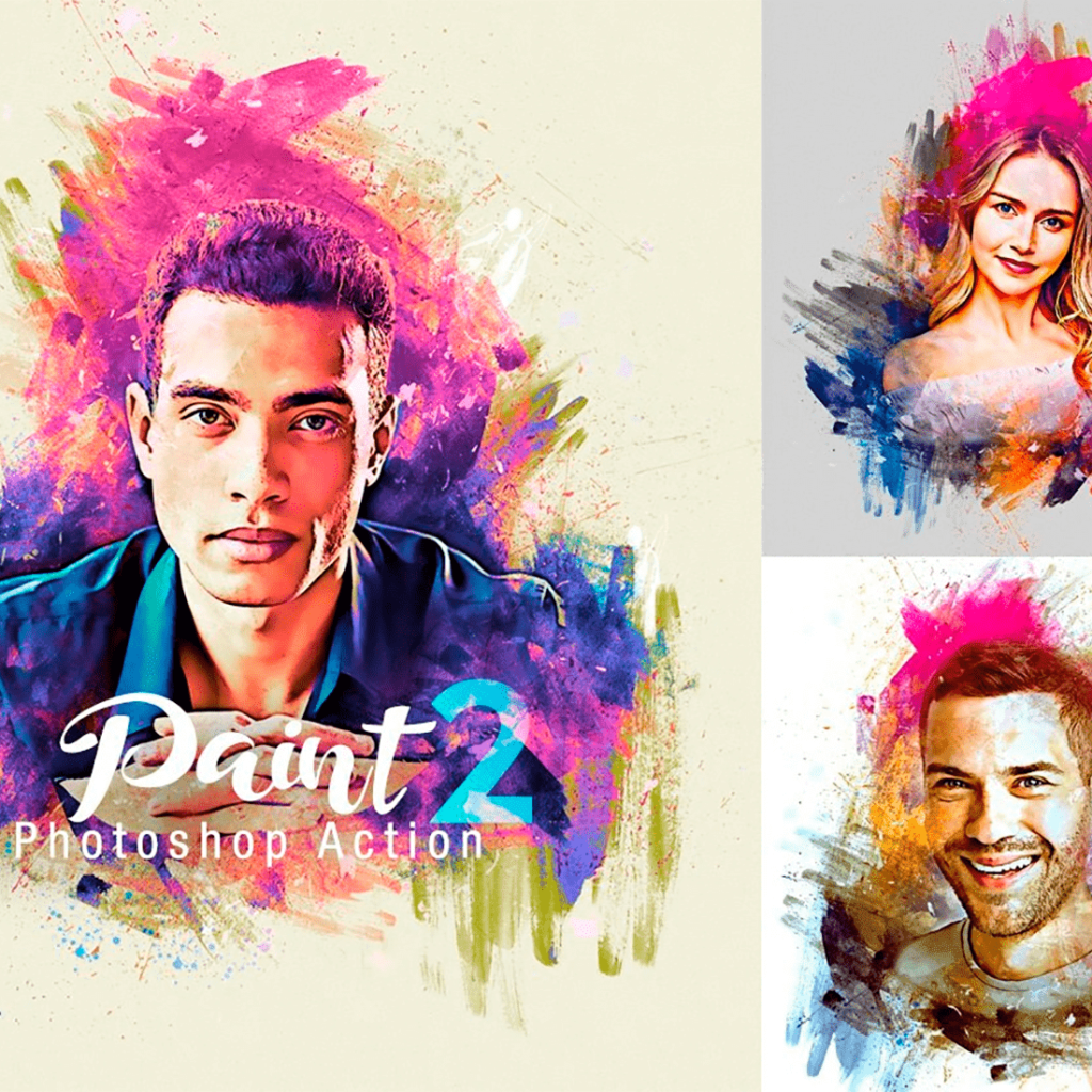 Paint Photoshop Action – MasterBundles