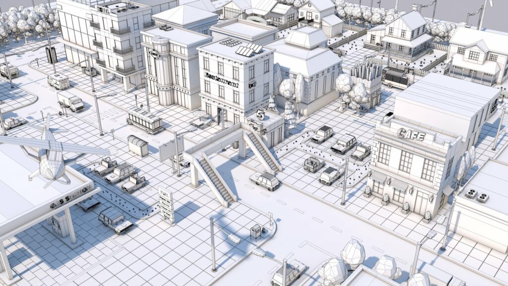 Low Poly City Town Pack – MasterBundles