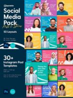 Adaptable- Social Media Pack – MasterBundles