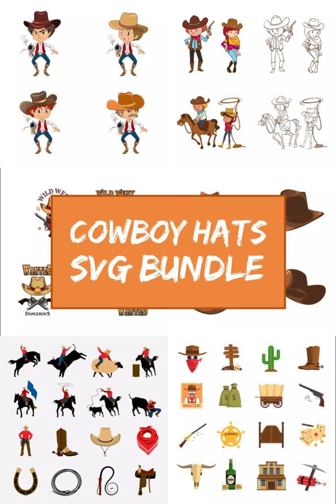 Cowboy Hats SVG Bundle – MasterBundles