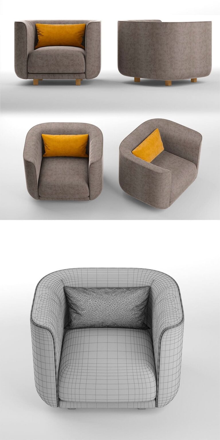 Fat Tulip Arm Chair – MasterBundles