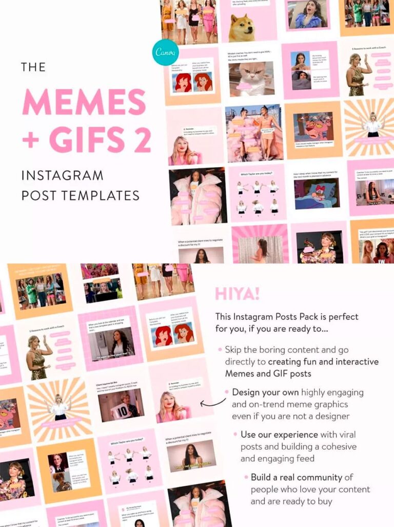 Instagram Memes + Gifs Pack 2.0 – MasterBundles