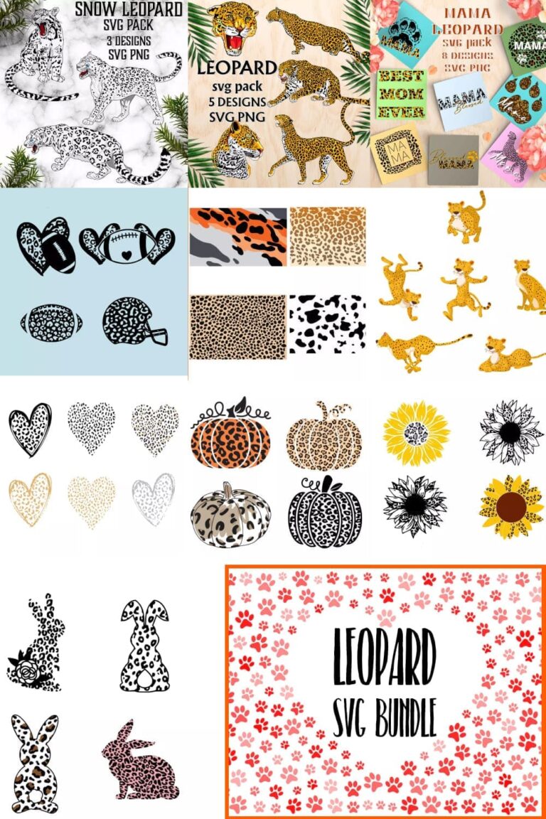Leopard SVG Bundle – MasterBundles
